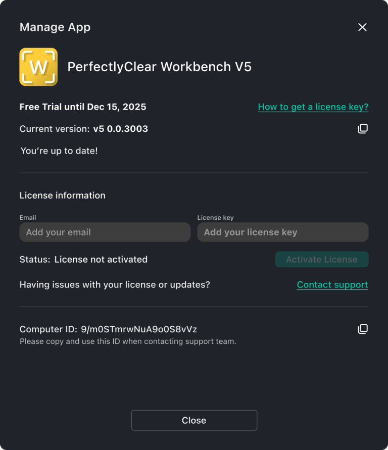 Workbench V5 User Guide | EyeQ